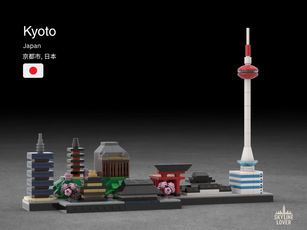 LEGO MOC-202184 Kyoto Skyline by Skyline_Lover | Rebrickable - Build ...