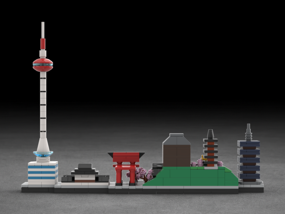 LEGO MOC-202184 Kyoto Skyline by Skyline_Lover | Rebrickable - Build ...
