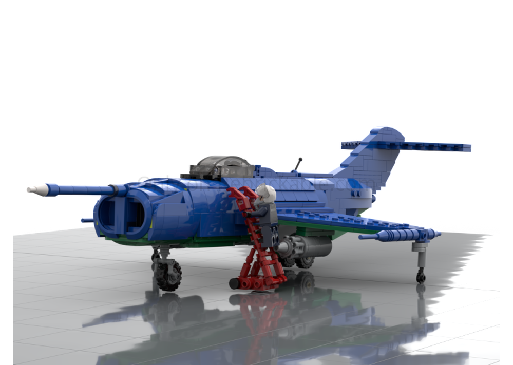 LEGO MOC Yak-36 (Navy Scheme) by GreeneBricks | Rebrickable - Build ...
