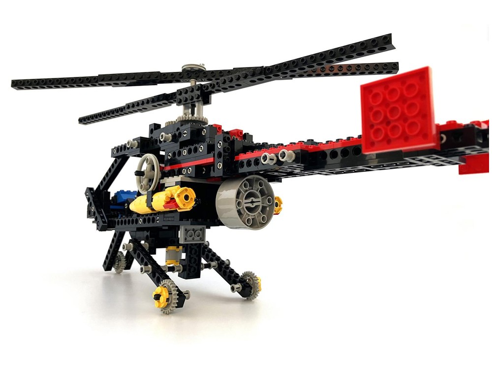 Lego Moc 8860 Contra Rotating Helicopter By Inidatti Rebrickable