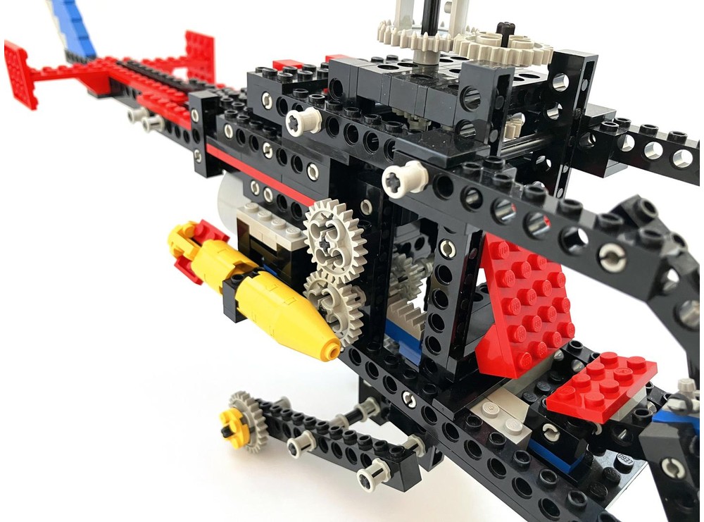 Lego Moc 8860 Contra Rotating Helicopter By Inidatti Rebrickable