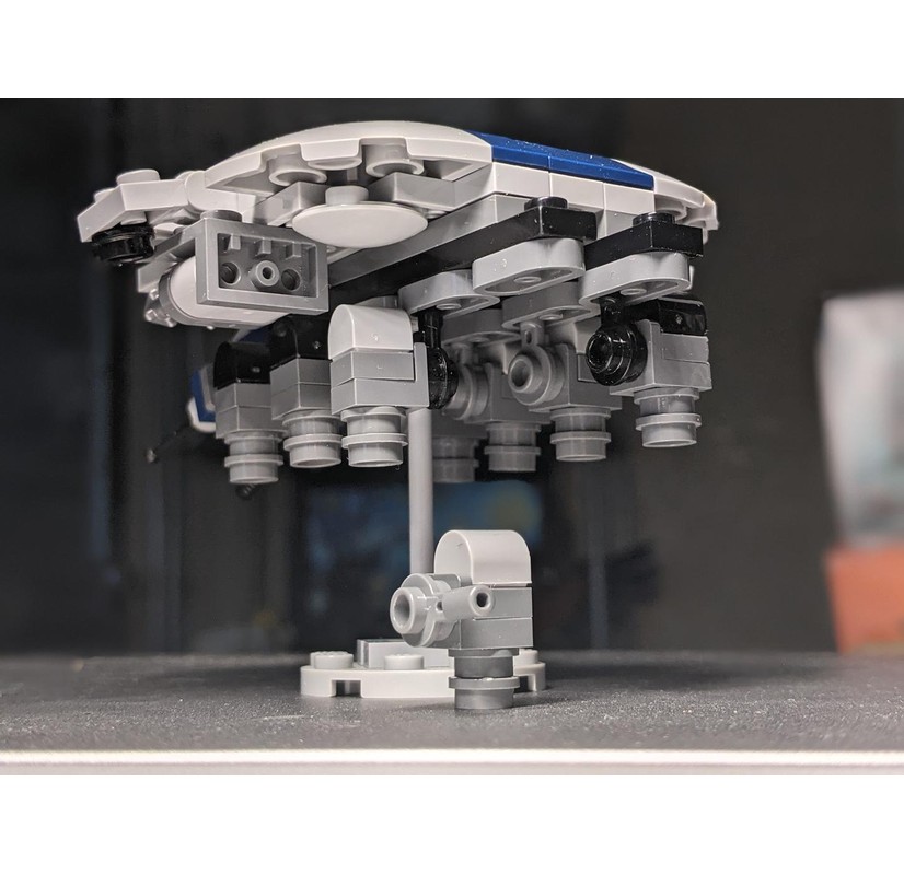 LEGO MOC Wookiee Catamaran vs Droid Gunship - 1:144 Scale by ...