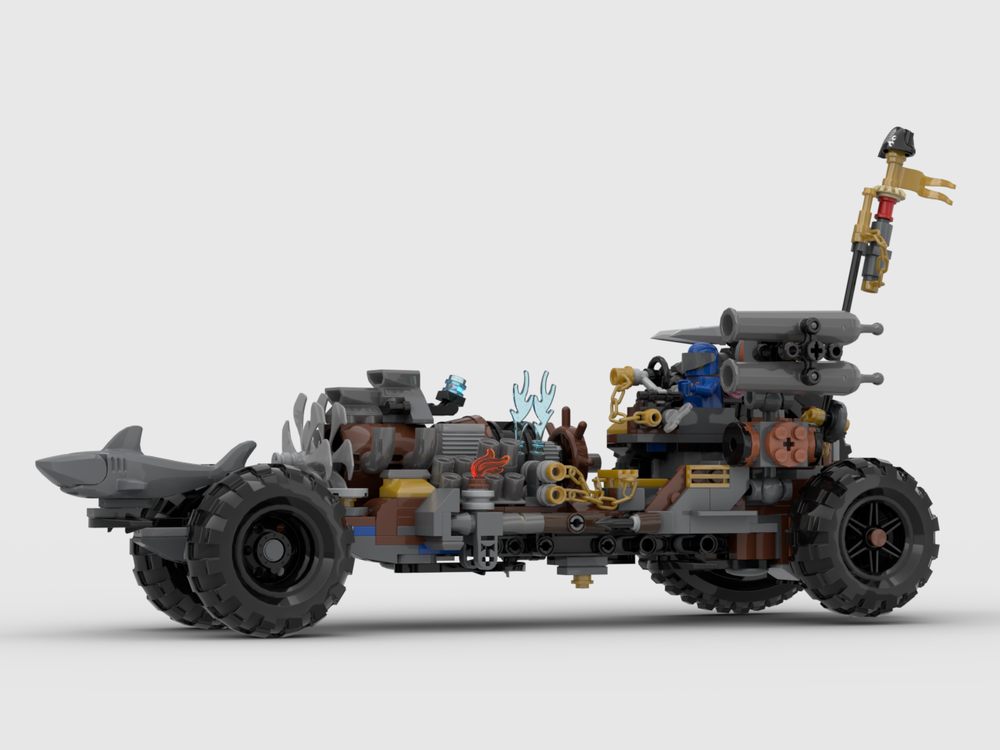 LEGO MOC Benny's Apocalyptic Car by Brelha | Rebrickable - Build with LEGO