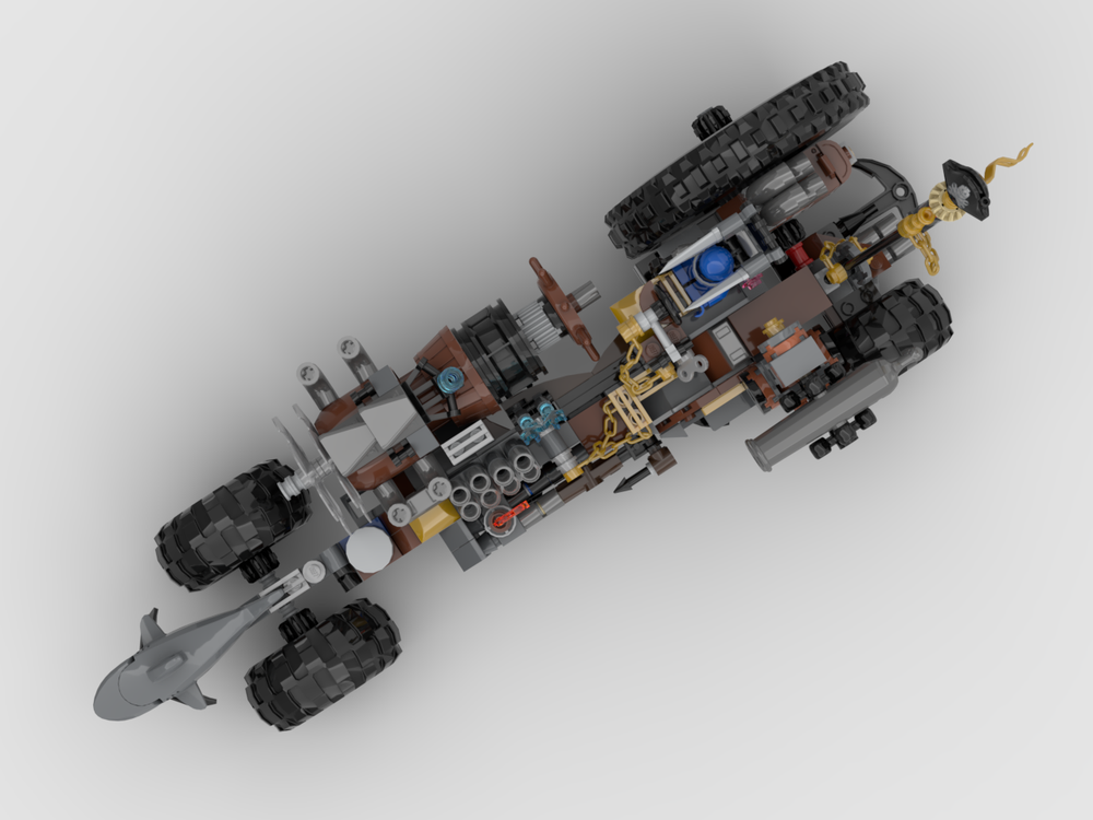 LEGO MOC Benny's Apocalyptic Car by Brelha | Rebrickable - Build with LEGO