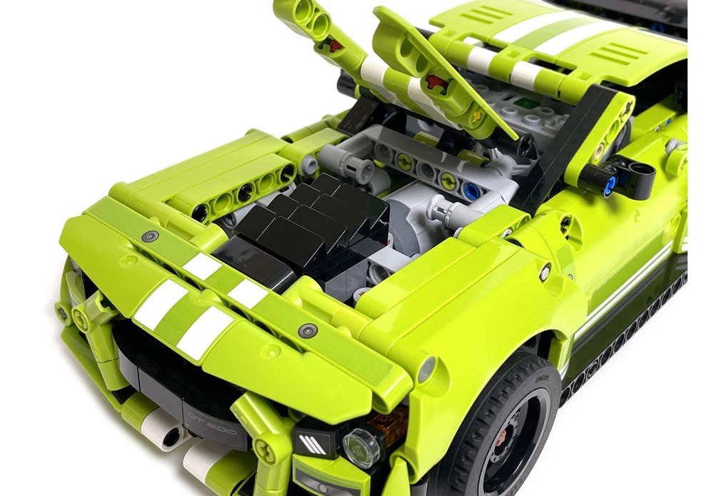 LEGO MOC 42138 Ford Mustang Shelby GT500 RC MOD for Buggy Motors by ...