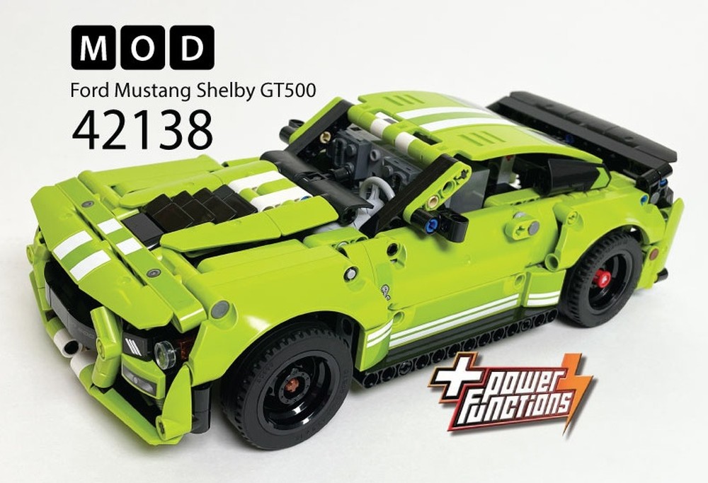 LEGO MOC 42138 Ford Mustang Shelby GT500 RC MOD for Power Function ...