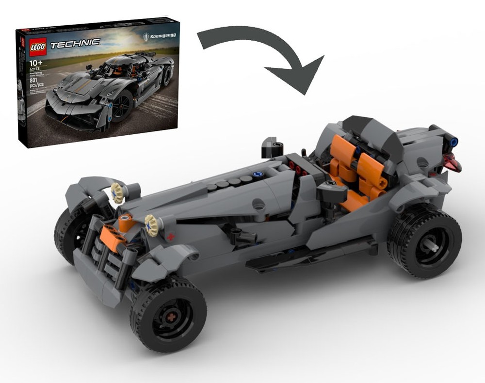 LEGO MOC-202234 42173 Classic Roadster by XaeroZKota | Rebrickable ...