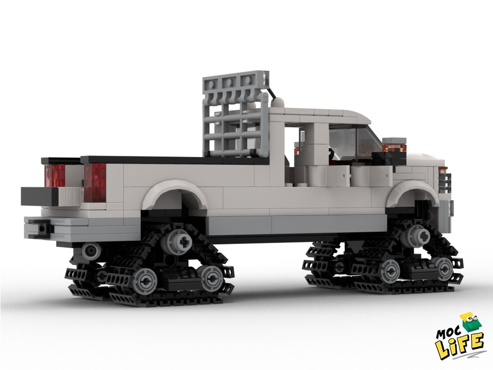 LEGO MOC GMC Sierra 1500 quad cab long bed wheels track by MocLife ...