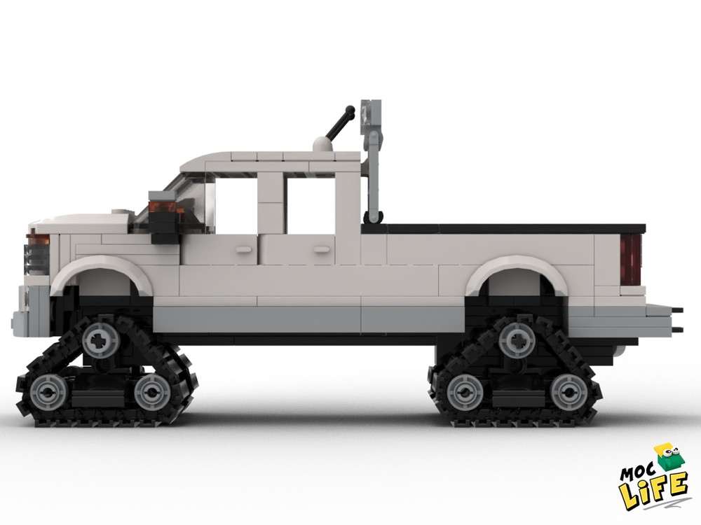 LEGO MOC GMC Sierra 1500 quad cab long bed wheels track by MocLife ...
