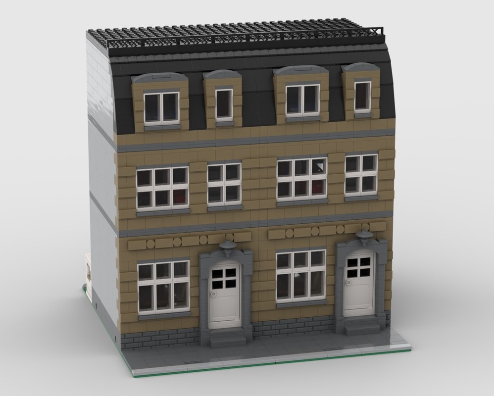 LEGO MOC Residential Building by Biguguga | Rebrickable - Build with LEGO