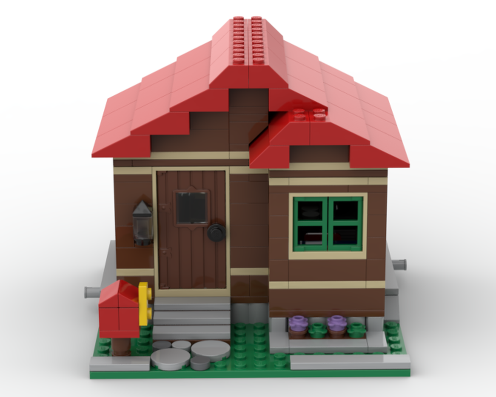 LEGO MOC Log House by ORBcreations | Rebrickable - Build with LEGO