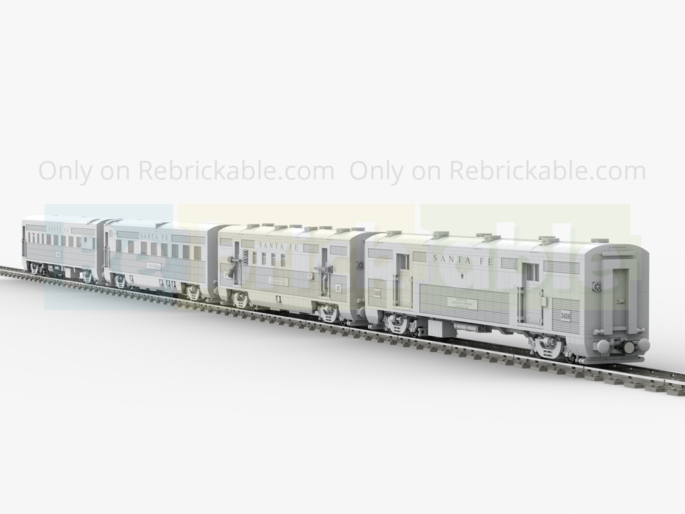 LEGO MOC Santa Fe Super Chief Car Set 1 by langemat | Rebrickable ...