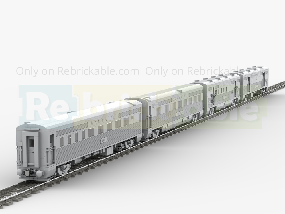 LEGO MOC Santa Fe Super Chief Car Set 1 by langemat | Rebrickable ...