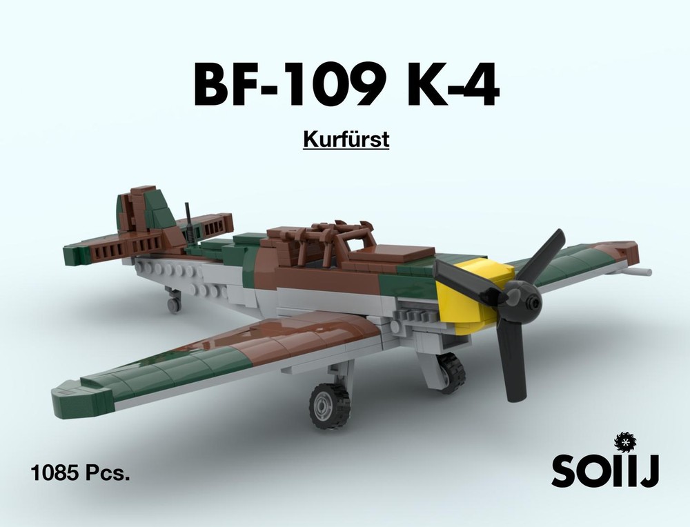LEGO MOC Messerschmitt Bf-109 K-4 Kurfürst - 1:35 by Soiij ...