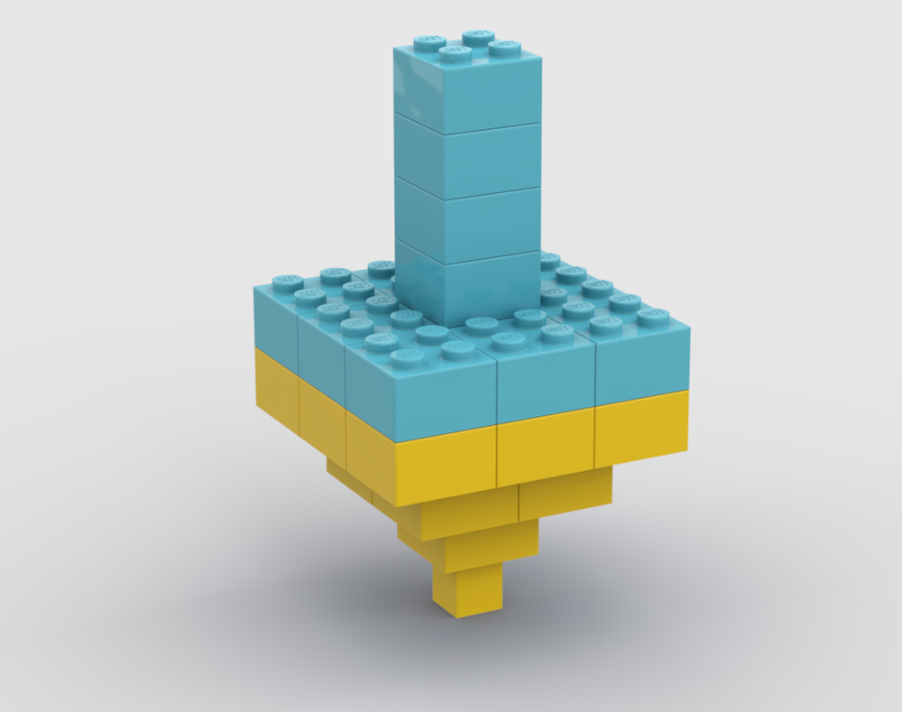 LEGO MOC Dreidel by MalBrick | Rebrickable - Build with LEGO