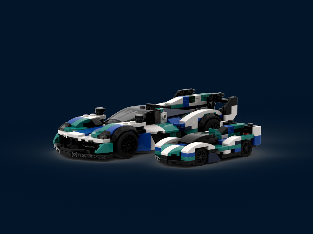 LEGO MOC Aston Martin Valkyrie LMH 5 wide by Taters | Rebrickable ...