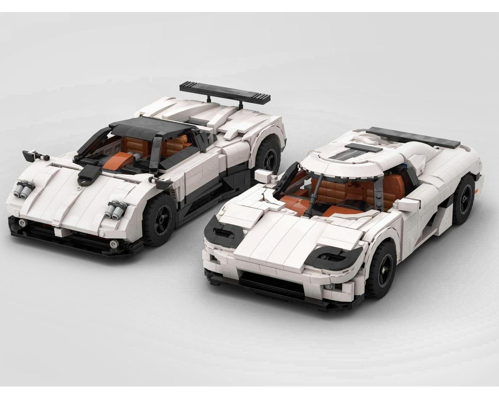 LEGO MOC Pagani Zonda: Porsche 10295 set alternate build by geraldcacas ...