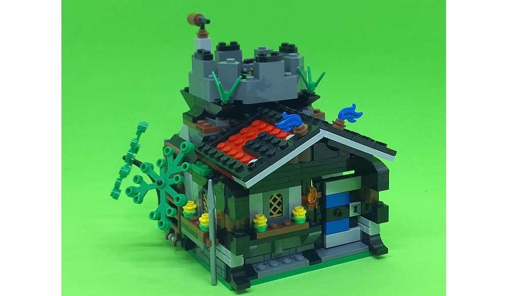 LEGO MOC 40601 Mountain Hut by PeterSzabo | Rebrickable - Build with LEGO