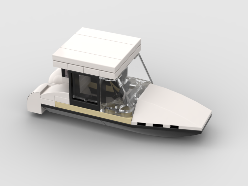 LEGO MOC Small motorboat by turlog | Rebrickable - Build with LEGO