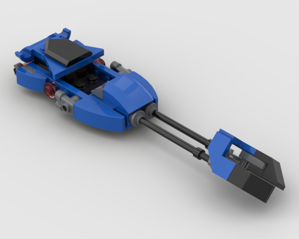 LEGO MOC Race Speeder by FlamingAssassin | Rebrickable - Build with LEGO