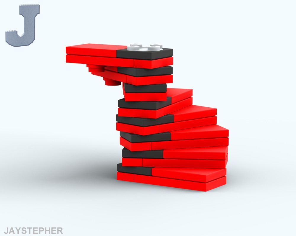 LEGO MOC Spiral Staircase by jaystepher | Rebrickable - Build with LEGO