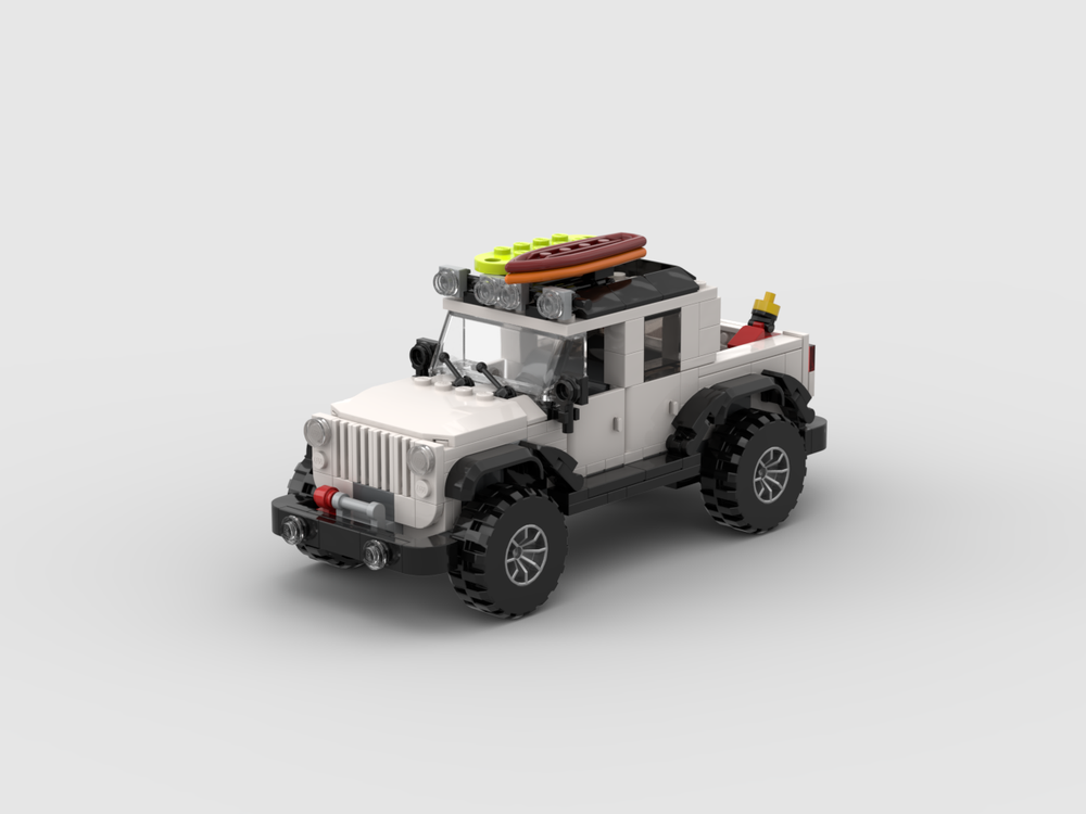 LEGO MOC SPEED CHAMPIONS JEEP GLADIATOR MOC by DETAIL BRICKS ...