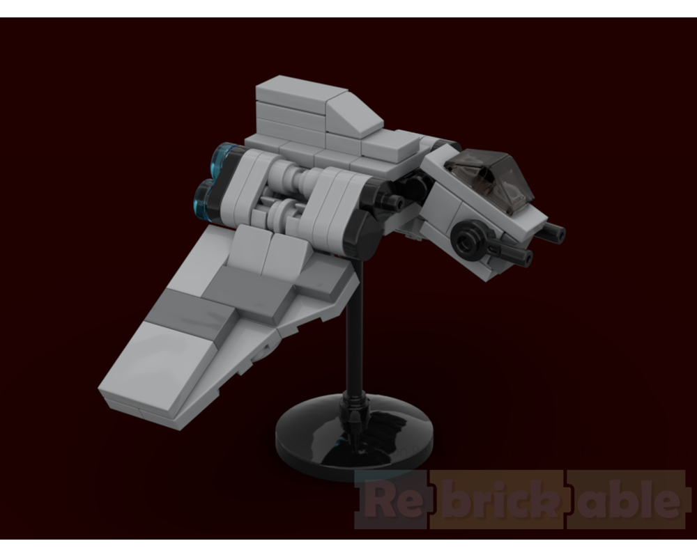 Lego Moc Imperial Attack Shuttle By Lkbuilds Rebrickable Build With