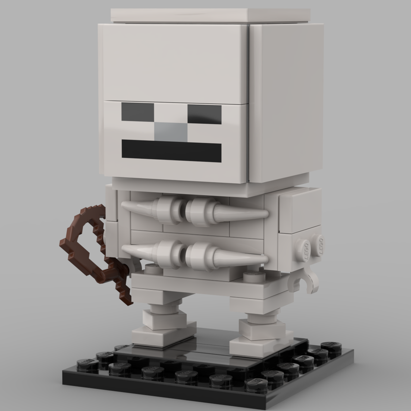LEGO MOC Minecraft Skeleton by SatFair | Rebrickable - Build with LEGO