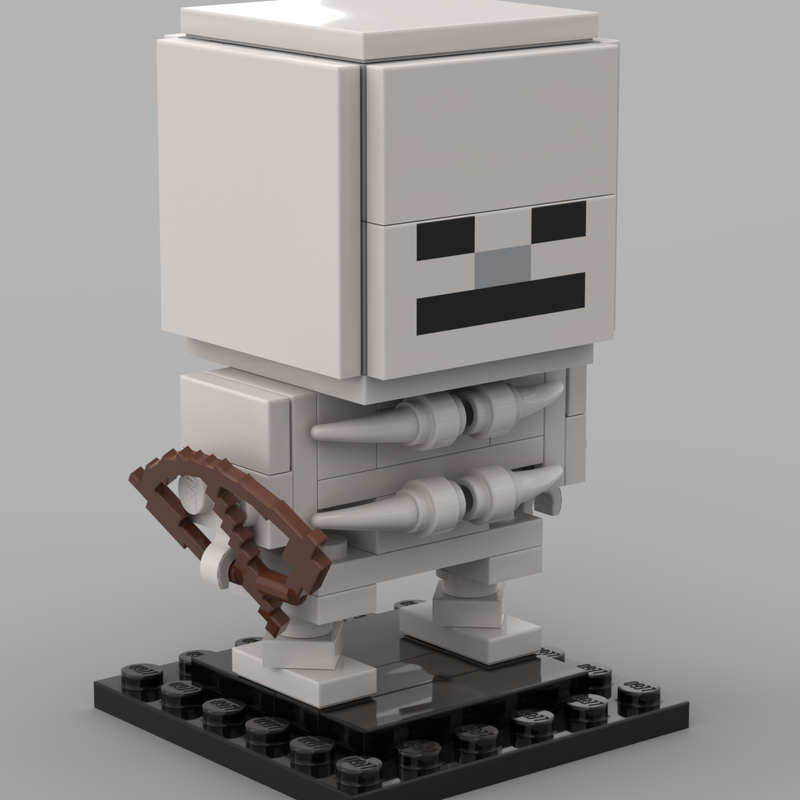 LEGO MOC Minecraft Skeleton by SatFair | Rebrickable - Build with LEGO