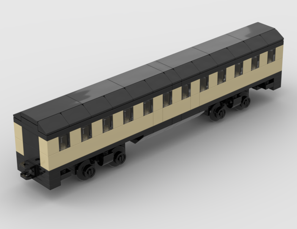 LEGO MOC mini passenger train carriage (large) by lucas lego ...