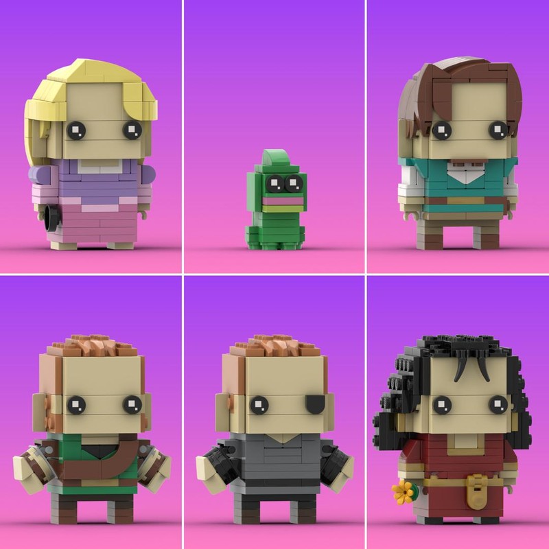 LEGO MOC "Tangled" Brickheadz Collection by DrBrickheadz | Rebrickable ...