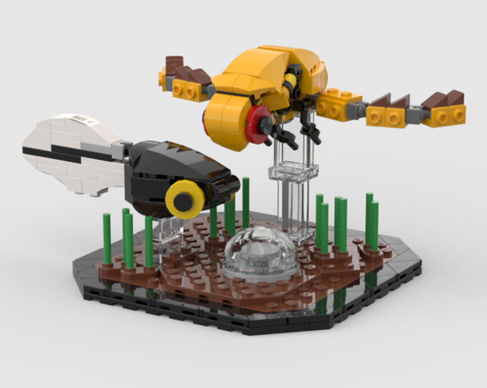 LEGO MOC (G) - The Pond by Groundedbuilder | Rebrickable - Build with LEGO