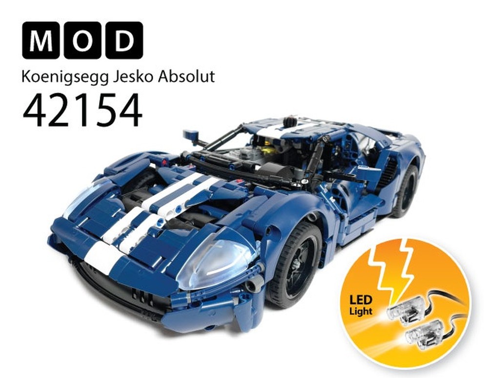 LEGO MOC-202321 42154 Ford GT RC MOD for LED Light by otrans ...