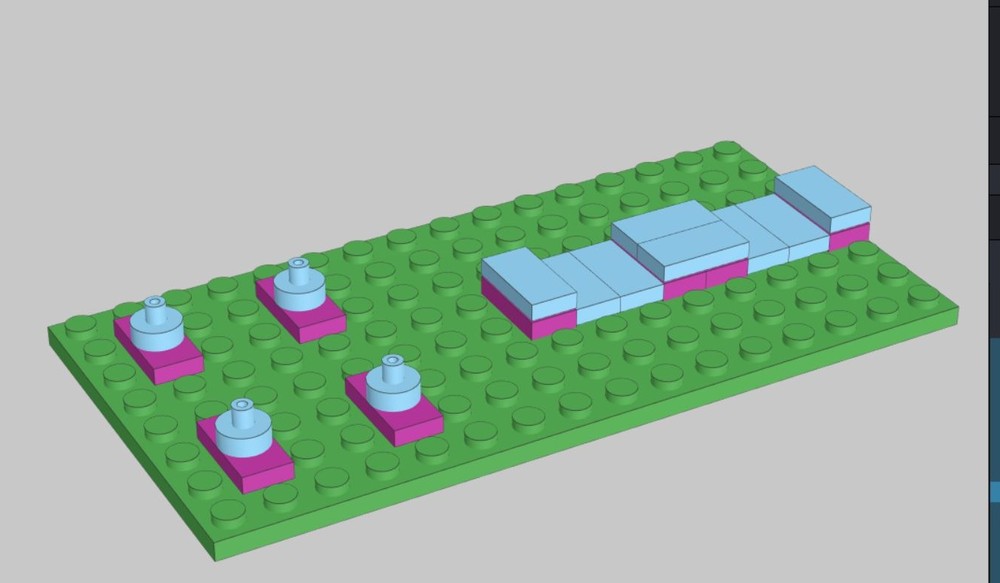LEGO MOC Hot Rod Frame Rack by TurboRatRods | Rebrickable - Build with LEGO