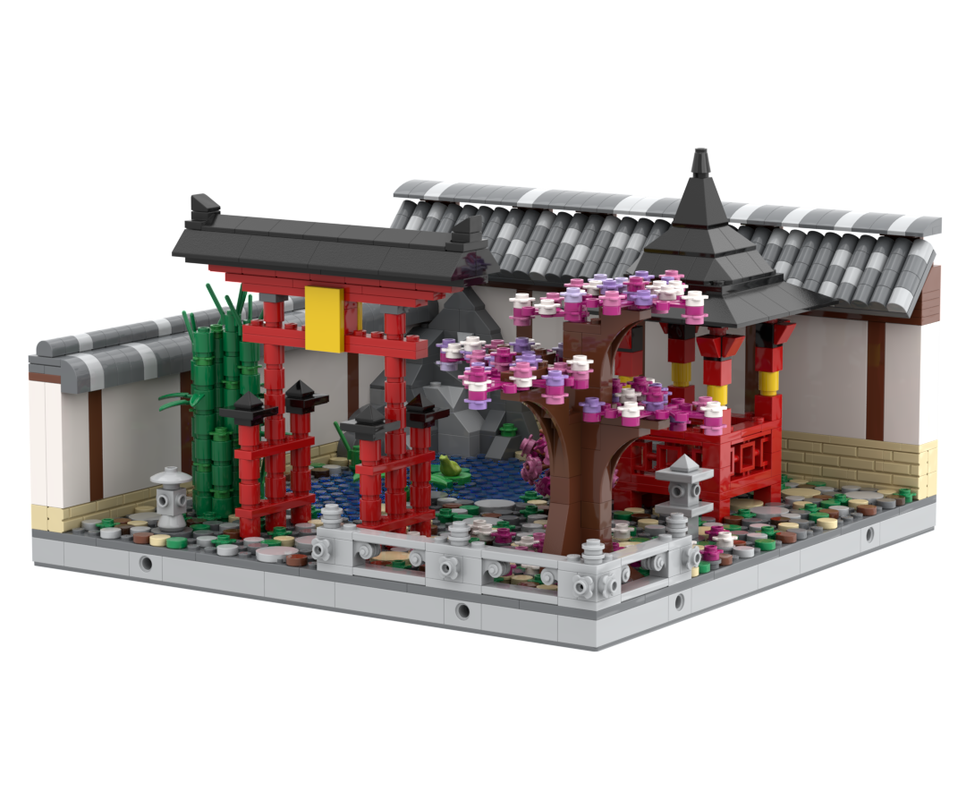 LEGO MOC Japanese Zen Garden by porklegoguy | Rebrickable - Build with LEGO
