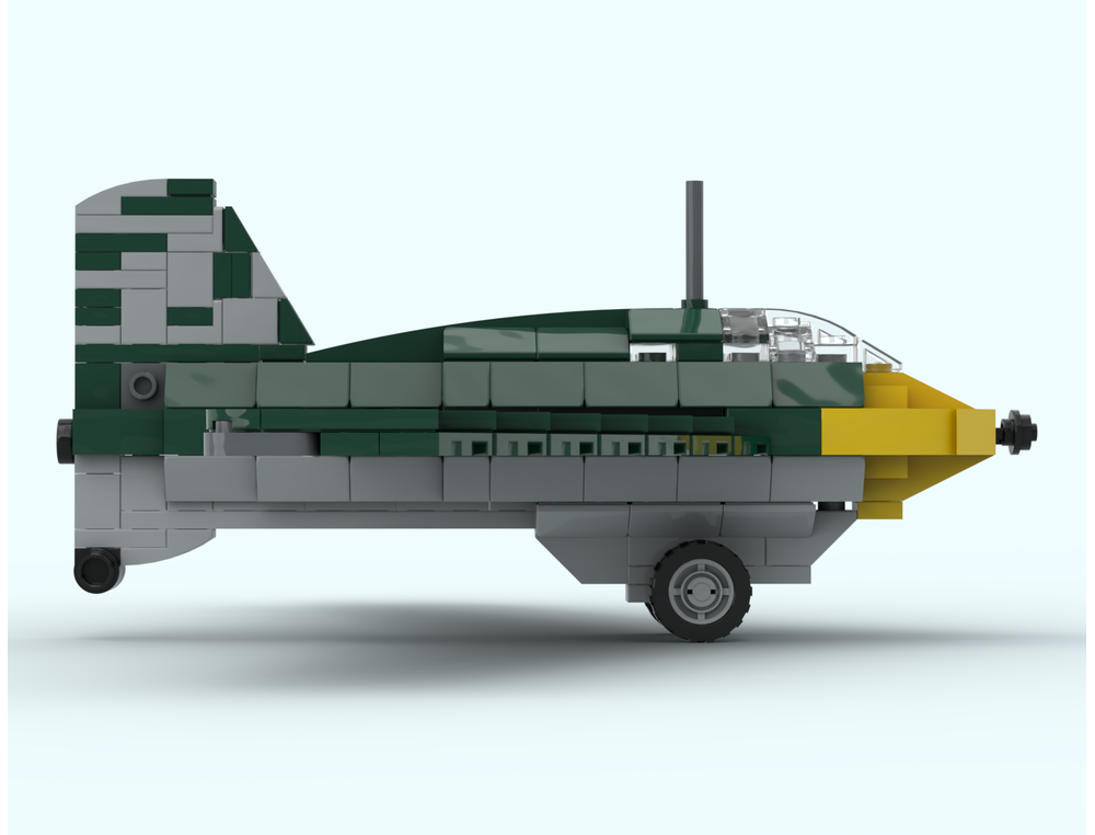 LEGO MOC Messerschmitt Me-163 B Komet - 1:35 by Soiij | Rebrickable ...