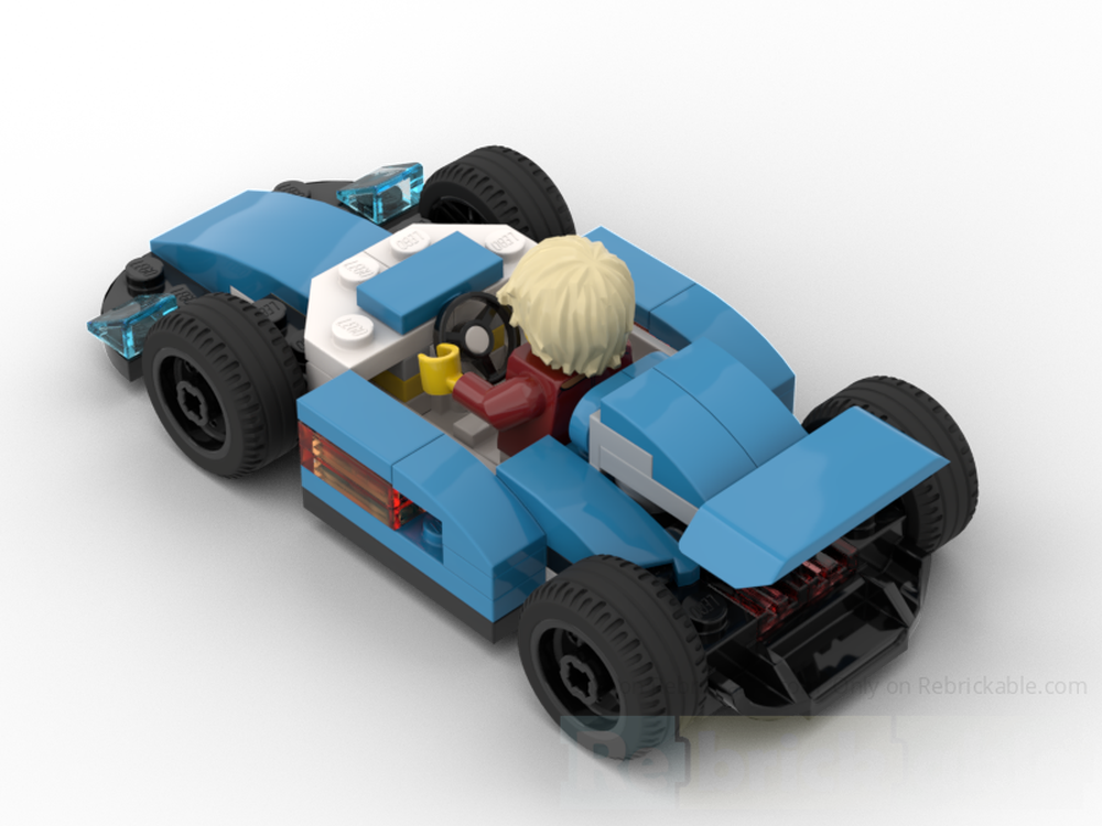 LEGO MOC 60285 - F1 Race Car by hoppepe | Rebrickable - Build with LEGO