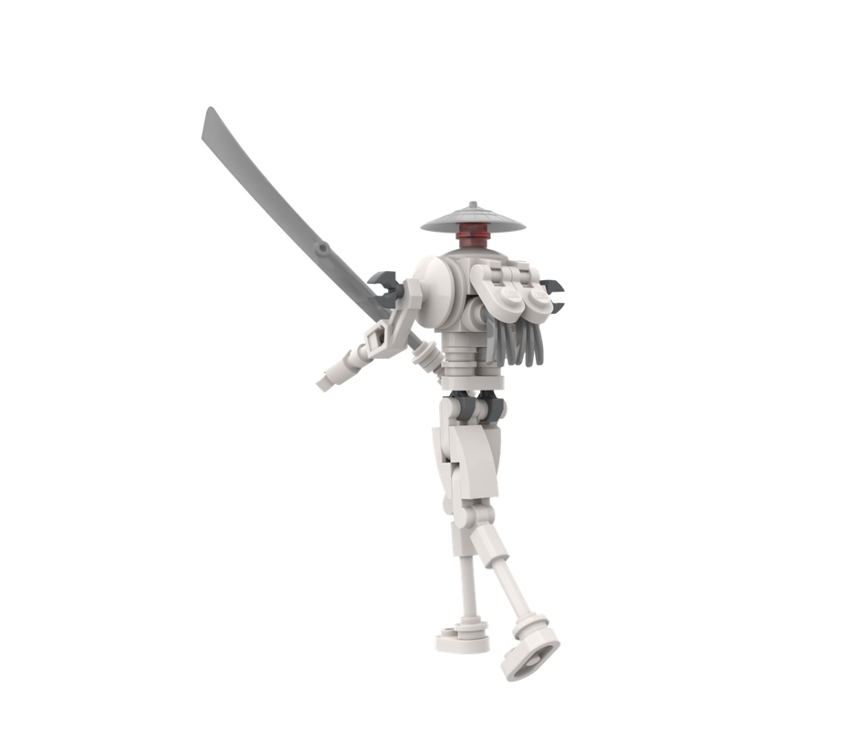 LEGO MOC 11 White samurai by MyKidisanAlien | Rebrickable - Build with LEGO