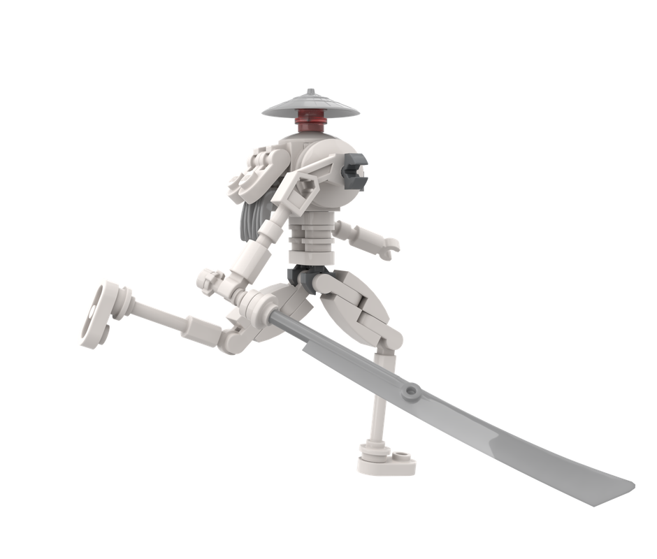 LEGO MOC 11 White samurai by MyKidisanAlien | Rebrickable - Build with LEGO