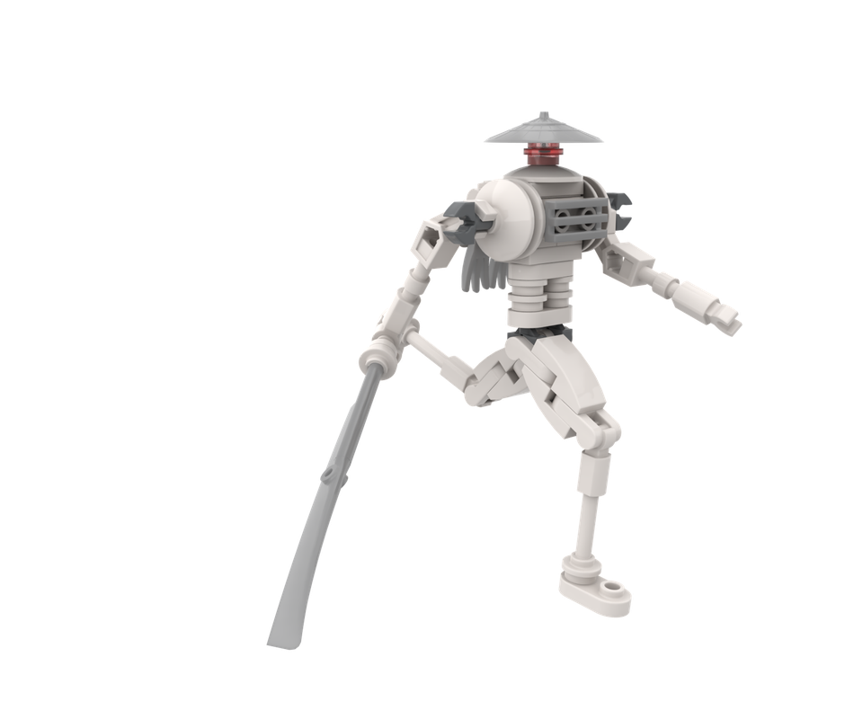 LEGO MOC 11 White samurai by MyKidisanAlien | Rebrickable - Build with LEGO