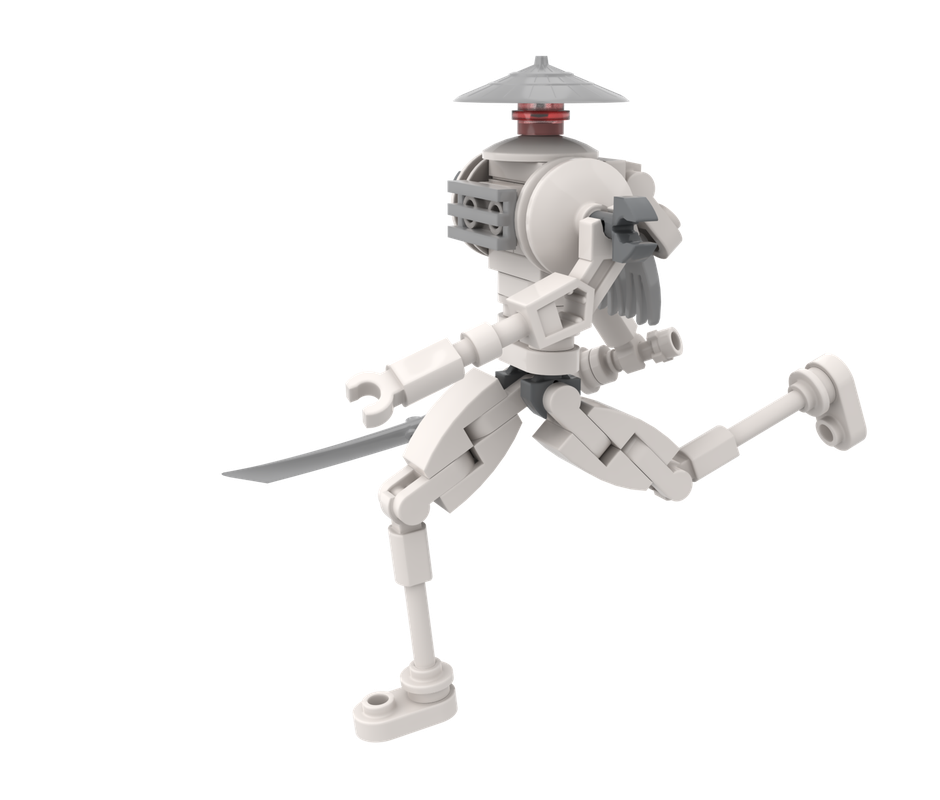 LEGO MOC 11 White samurai by MyKidisanAlien | Rebrickable - Build with LEGO