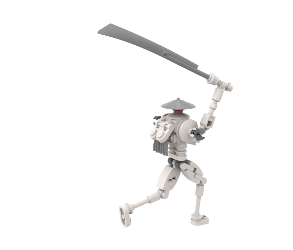 LEGO MOC 11 White samurai by MyKidisanAlien | Rebrickable - Build with LEGO