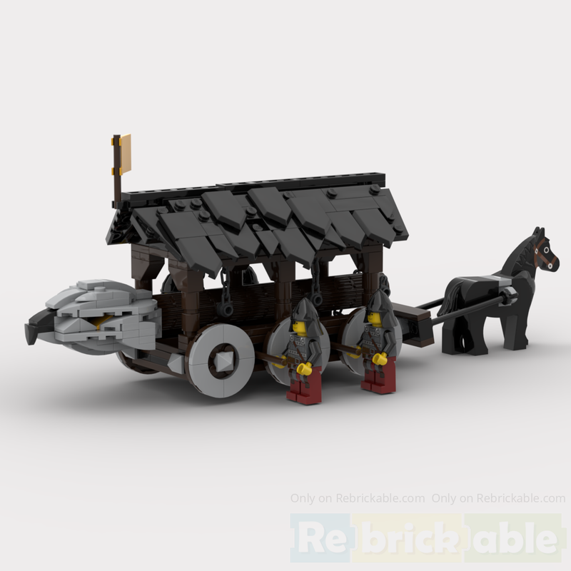 LEGO MOC-202347 Black Raven Battering Ram by emk.offline | Rebrickable ...