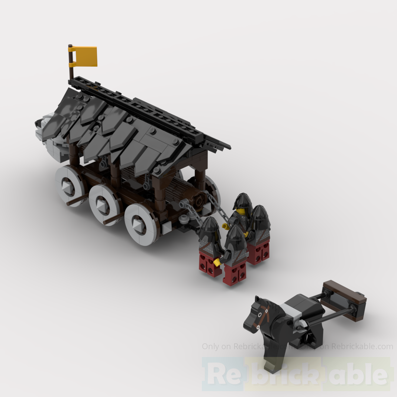 LEGO MOC Black Raven Battering Ram by emk.offline | Rebrickable - Build ...