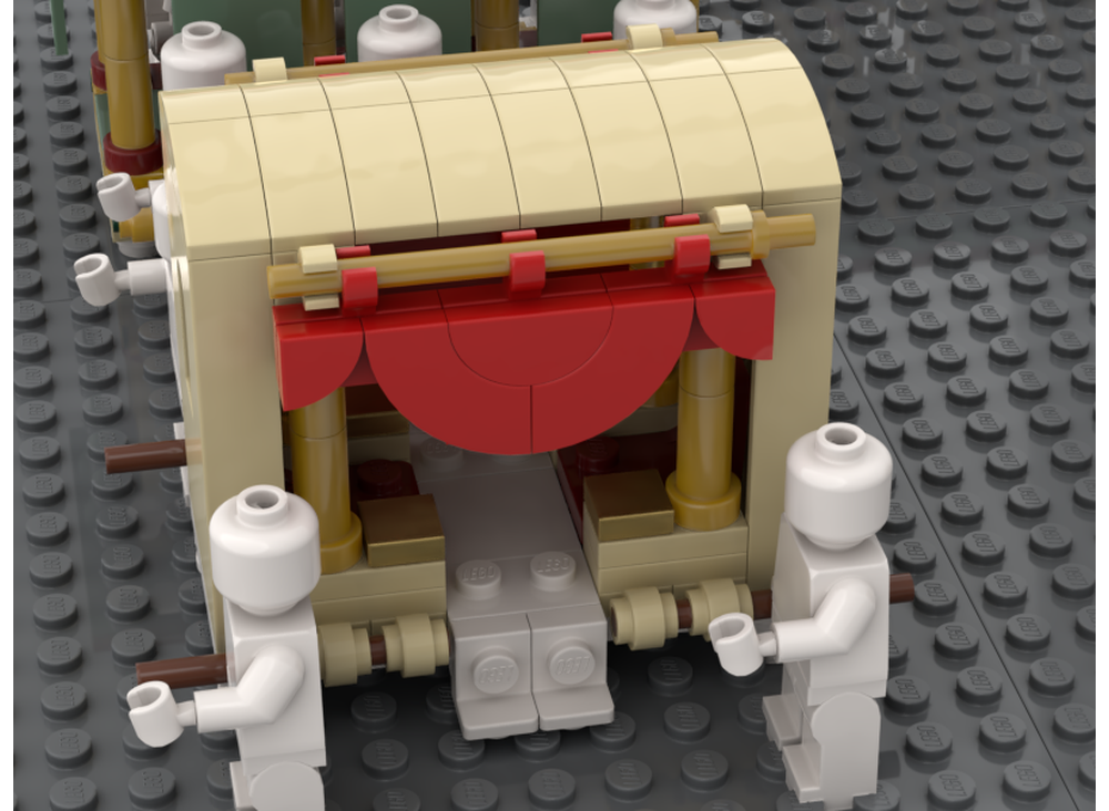 LEGO MOC Four palanquins by Tarant57 | Rebrickable - Build with LEGO