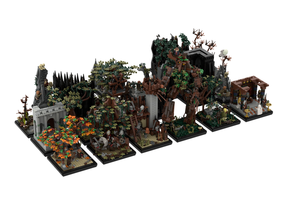 LEGO MOC The Two Towers - Mini Mocs from the book by LegoMocLoc ...