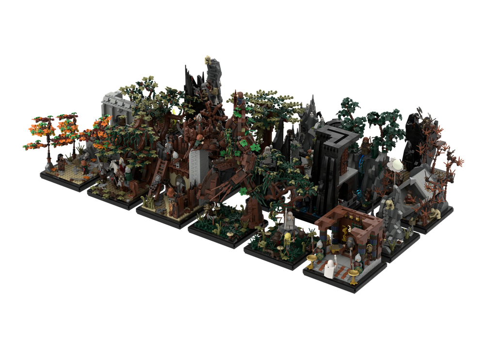 LEGO MOC The Two Towers - Mini Mocs from the book by LegoMocLoc ...