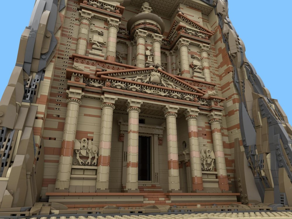 LEGO MOC Petra - The Treasury by ARCHI3D | Rebrickable - Build with LEGO