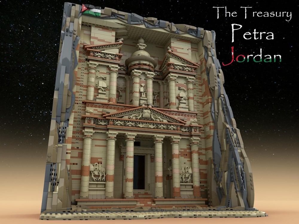 LEGO MOC Petra - The Treasury by ARCHI3D | Rebrickable - Build with LEGO