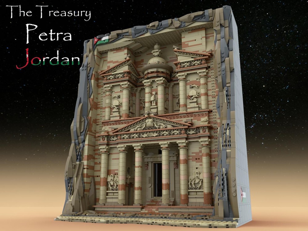 LEGO MOC Petra - The Treasury by ARCHI3D | Rebrickable - Build with LEGO